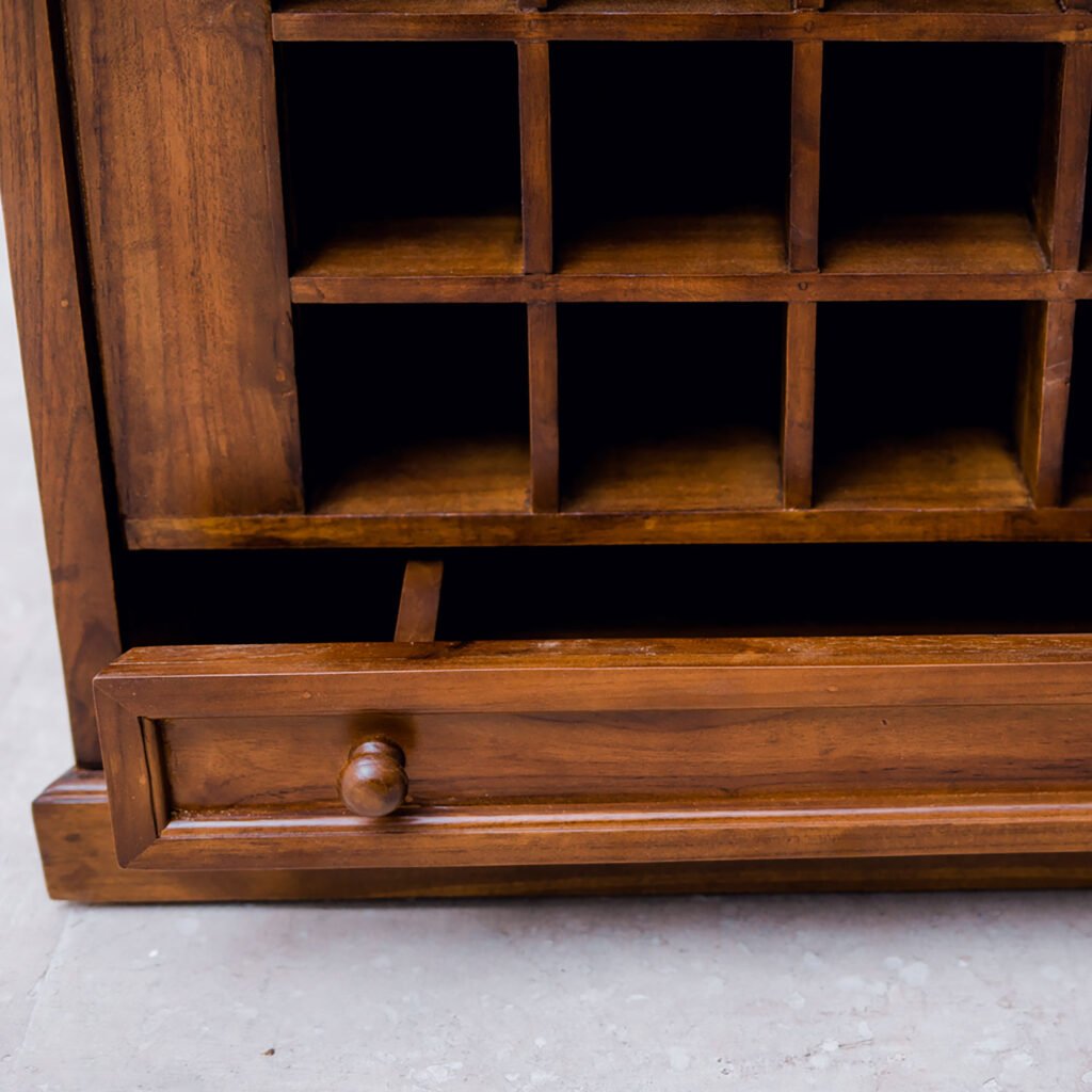 Teak Corner Cabinet - Teakia